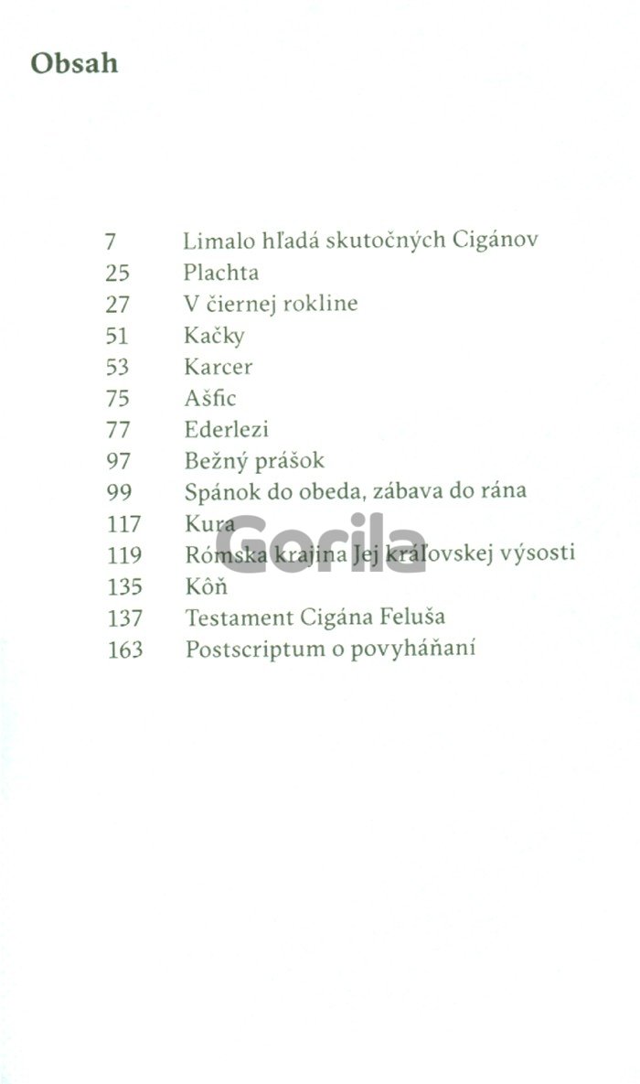 Kniha: Cigán je Cigán (Lidia Ostałowska) za 12,10€ | Gorila